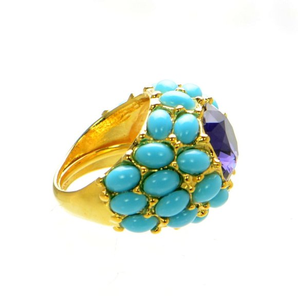 Kenneth Jay Lane | Jewelry | Kenneth Jay Lane Kjl Purple Crystal ...